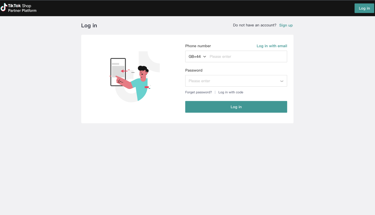 TikTok Shop Partner Center